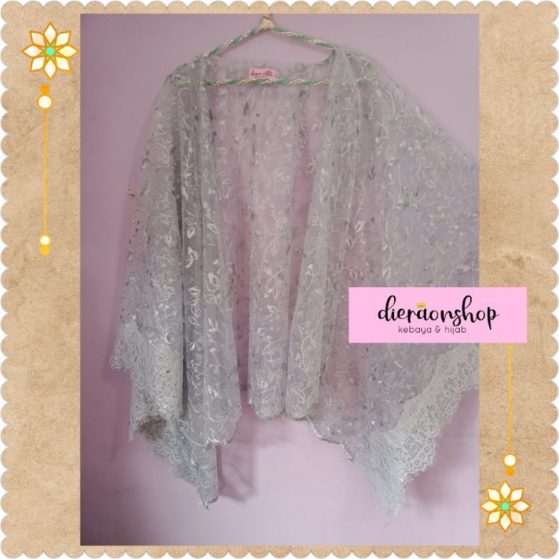 Jual BDG-CARDY OUTER BROKAT KEBAYA JUMBO BROKAT KONDANGAN TULE TILE ...