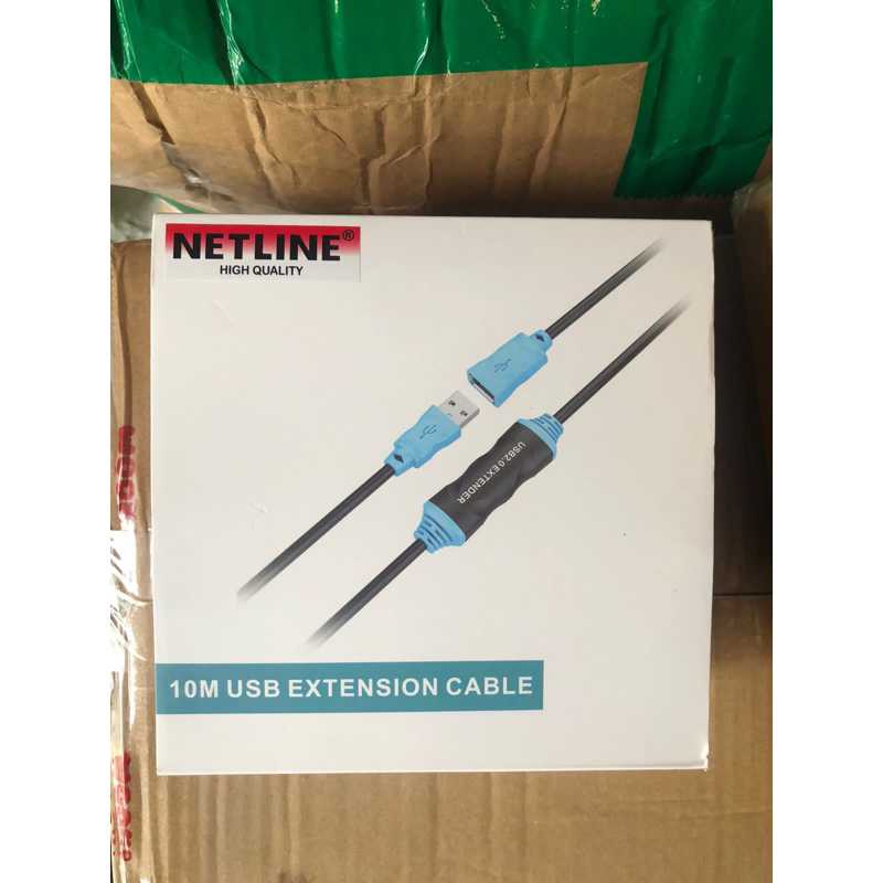 Jual Kabel usb extension aktif 10 meter NETLINE | Shopee Indonesia