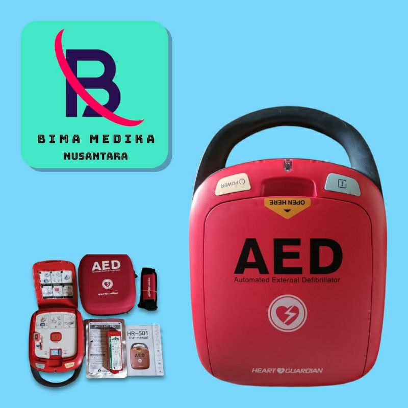 Jual AED HEART GUARDIAN HR 501 / AUTOMATED EXTERNAL DEFIBILATOR | Shopee Indonesia