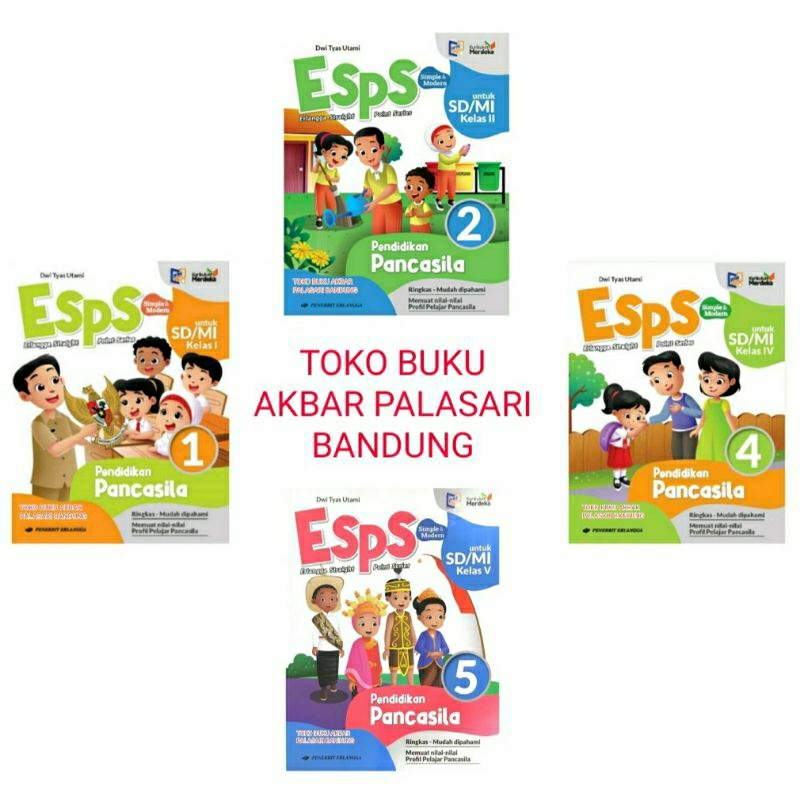 Jual BUKU ESPS PENDIDIKAN PANCASILA UNTUK SD/MI KELAS 1.2.4.5.KURIKULUM MERDEKA | Shopee Indonesia