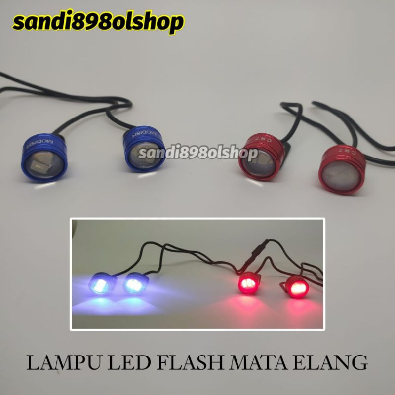 Jual Lampu Mata Elang 2 Mata LED 3 Mode | Shopee Indonesia