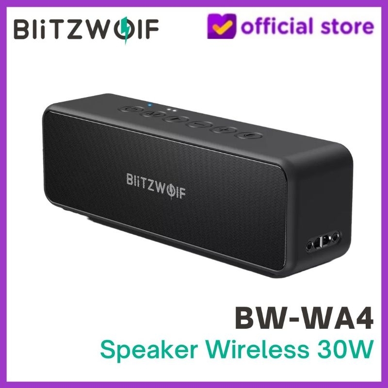 Jual BlitzWolf BW WA4 Speaker 30W Bluetooth Wireless Dual Driver Bass TWS | Shopee Indonesia