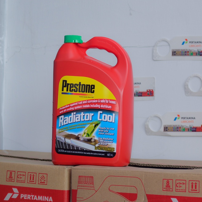 Jual Prestone Radiator Coolant Merah dan Hijau 4L | Shopee Indonesia