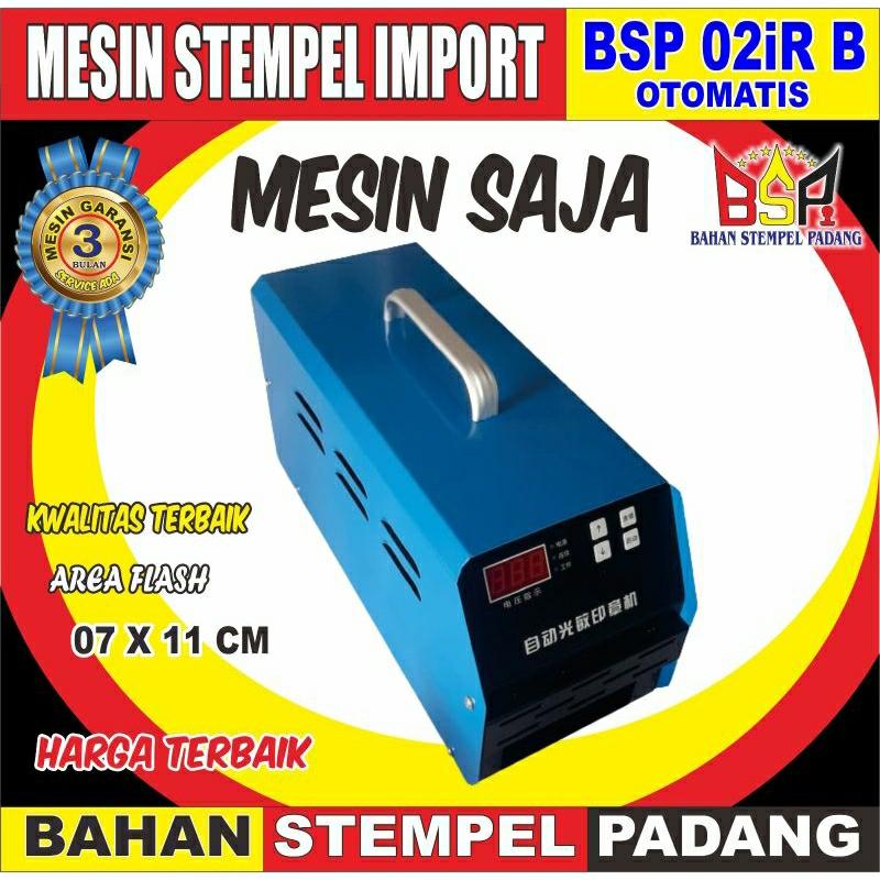 Jual MESIN STEMPEL FLASH IMPOR BSP 02iR BLUE | Shopee Indonesia