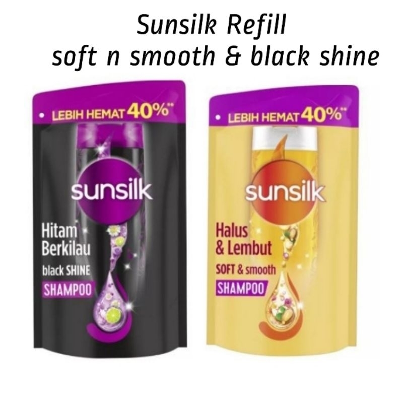 Jual Sunsilk Refill 900 ml soft smooth / black shine | Shopee Indonesia