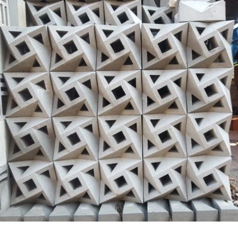 Jual Loster Beton 3 Dimensi Lubang Angin Roster Dinding Loster Rumah ...