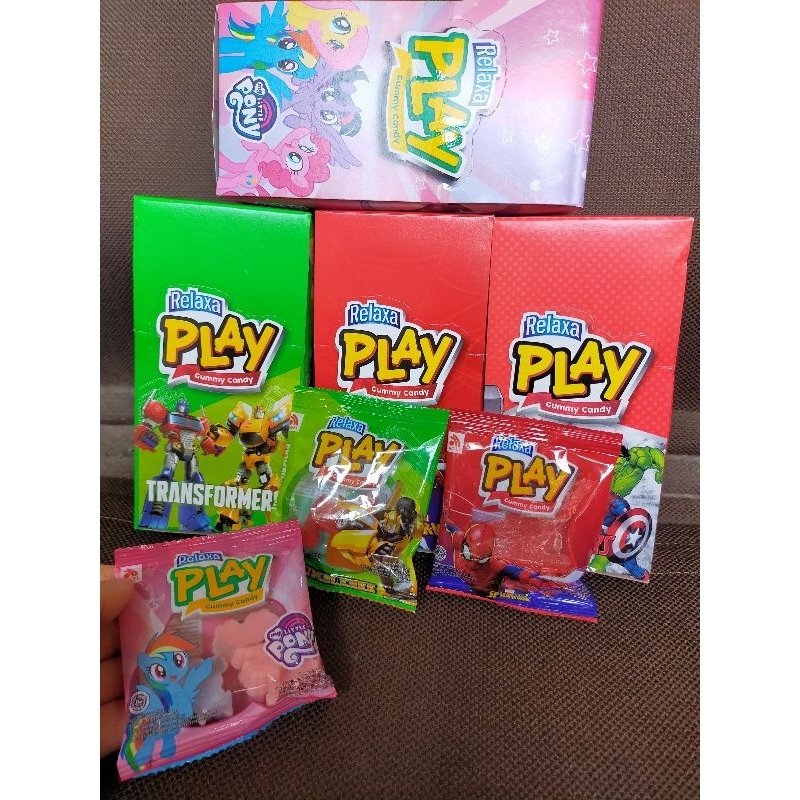 Jual Relaxa Play Gummy Candy 10 gr x 12 Bungkus | Shopee Indonesia