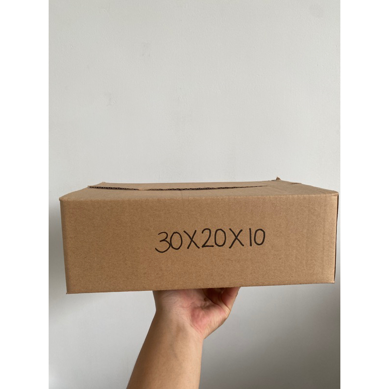 Jual Kotak Kado dus Coklat Polos / Box Kardus Kraft / Corrugated Box ...