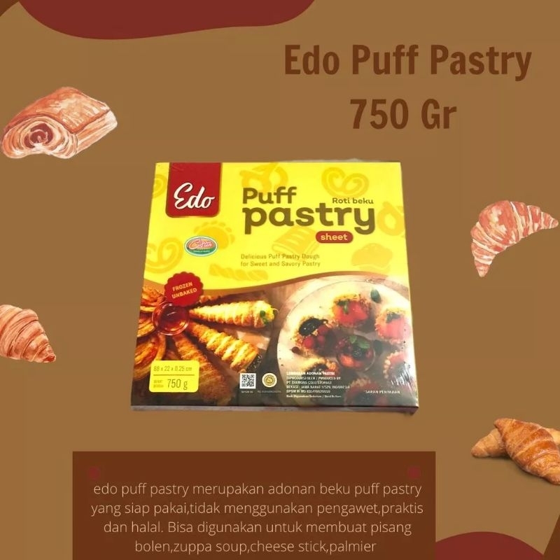 Jual Edo Puff Pastry Sheet 750g | Shopee Indonesia