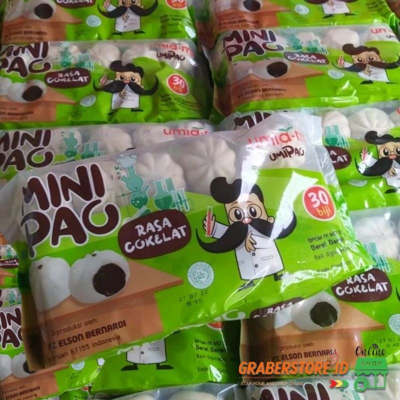 Jual minipao Isi Coklat 1 Pack isi 30s 510Gr Mini Pao Cokelat Frozen ...