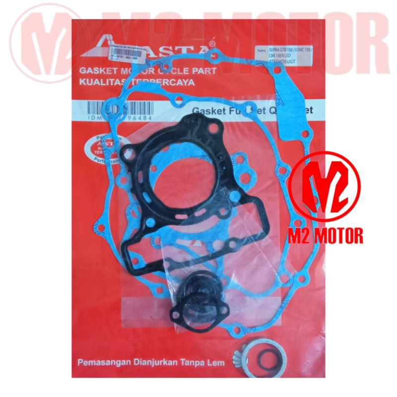 Jual PAKING FULL SET SUPRA GTR150 SONIC 150NEW PAKING GASKET FULLSET ASTA | Shopee Indonesia