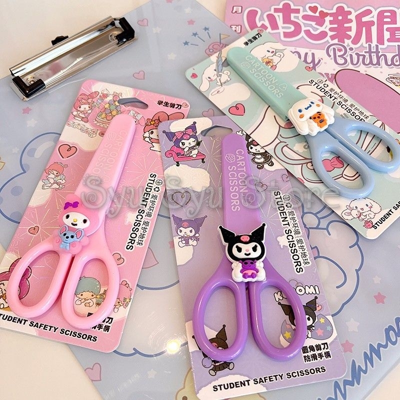 Jual Gunting Kertas dengan Tutup Kuromi My Melody Cinnamoroll | Shopee ...