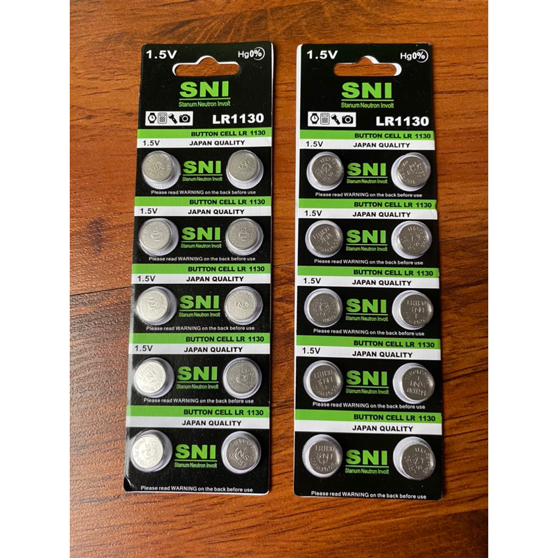 Jual Baterai LR1130 harga per pcs/SNI | Shopee Indonesia