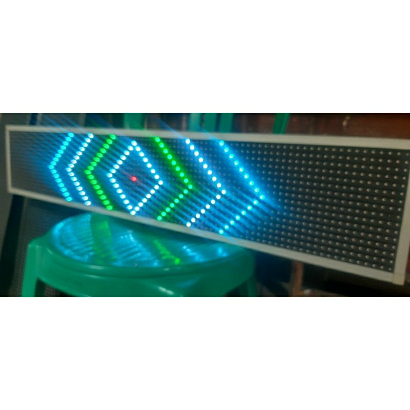 Jual running text rgb full colour untuk mobil truck , bus , dll ...