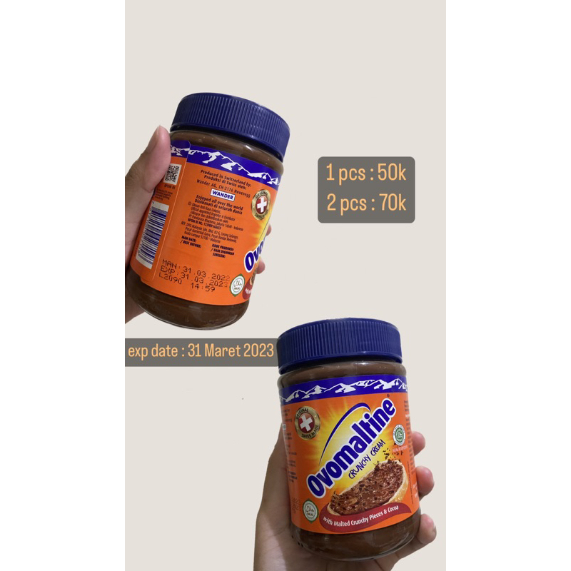 Jual Ovomaltine Crunchy Cream 380gr | Shopee Indonesia