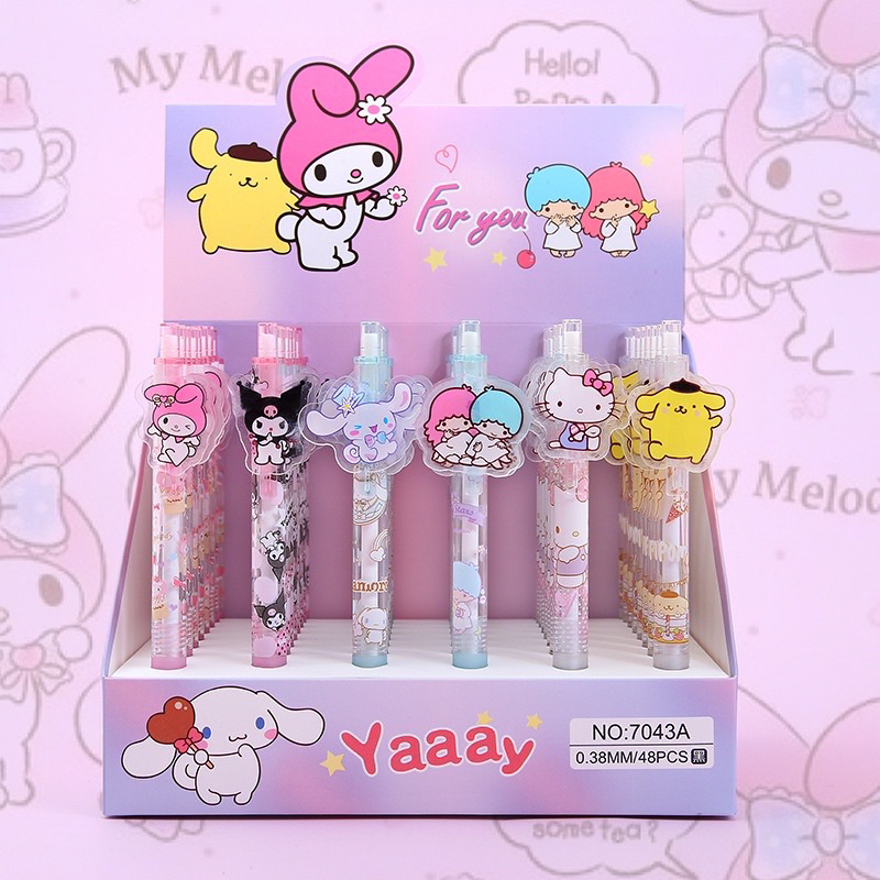 Jual 1biji pulpen gel motif kartun purin sanrio pompurin kitty hello ...