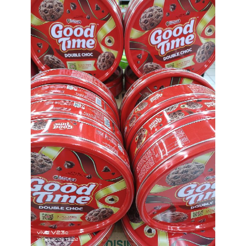 Jual Good Time Arnots Cookies Biskuit kaleng 277gr | Shopee Indonesia