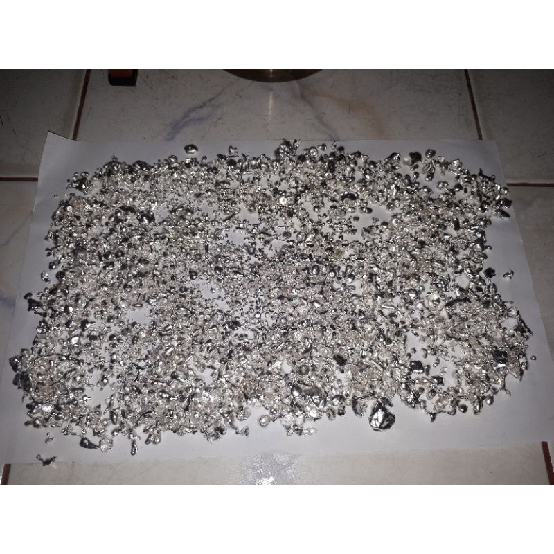 Jual Perak murni asli / perak untuk bahan / perak silver berbentuk ...