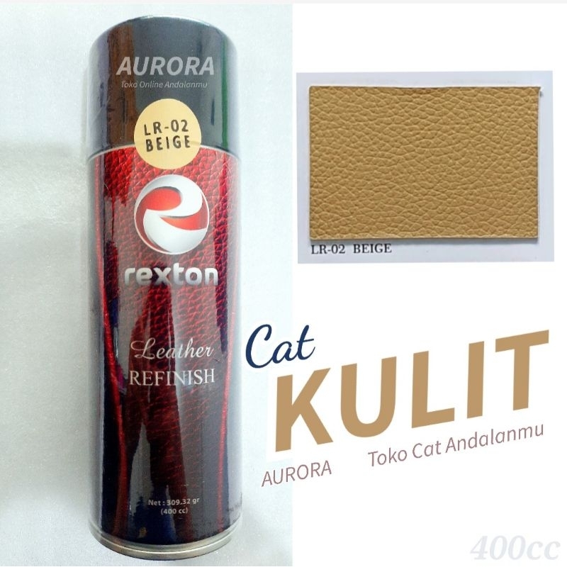 Jual Cat Kulit REXTON Leather Refinish Beige LR-02 Cet Semprot Untuk ...