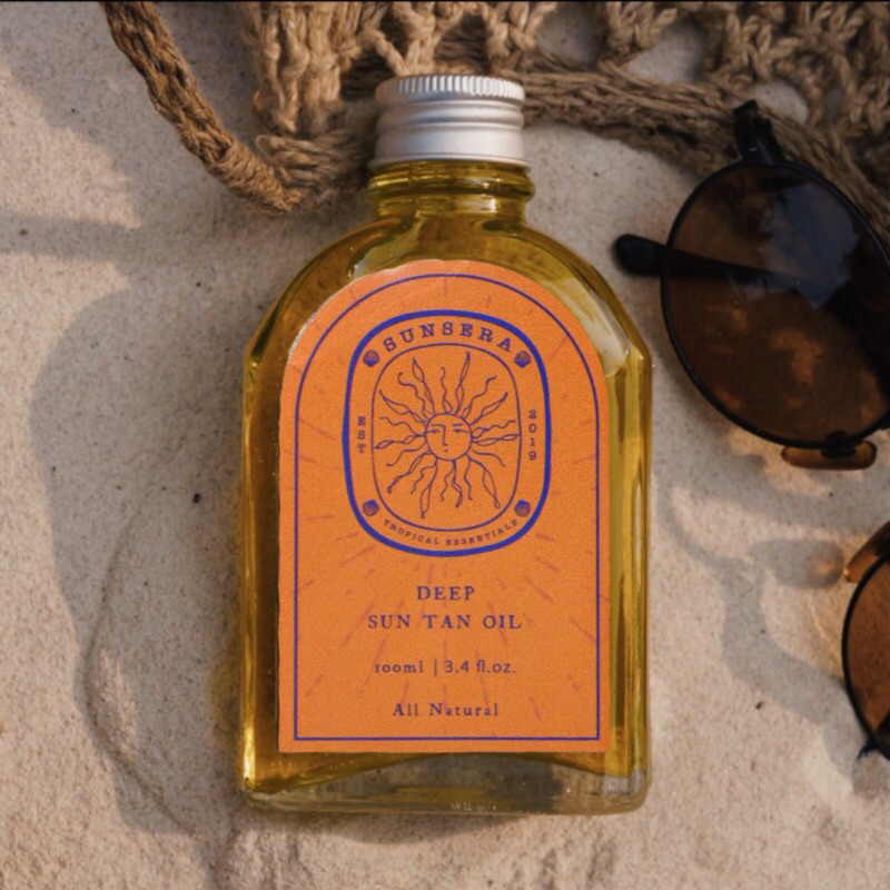 Jual Sunsera Natural Deep Sun Tan Oil 100ml | Shopee Indonesia
