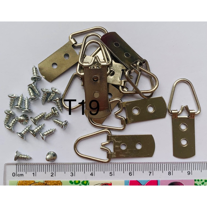 Jual 10+20 Pcs GANTUNGAN KECIL 2 LUBANG+SEKRUP 8 MM BAUT BINGKAI PIGURA ...