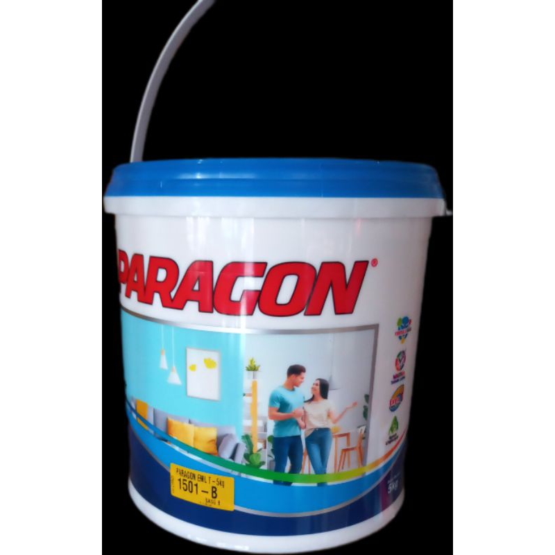 Jual cat genteng paragon kemasan 5kg / water based acrylic roof paint ...