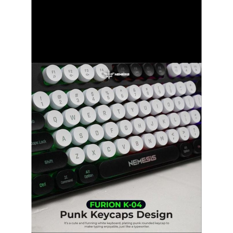 Jual Keyboard Gaming NYK Nemesis ERIS K-06 mini RGB Stand Holder ...