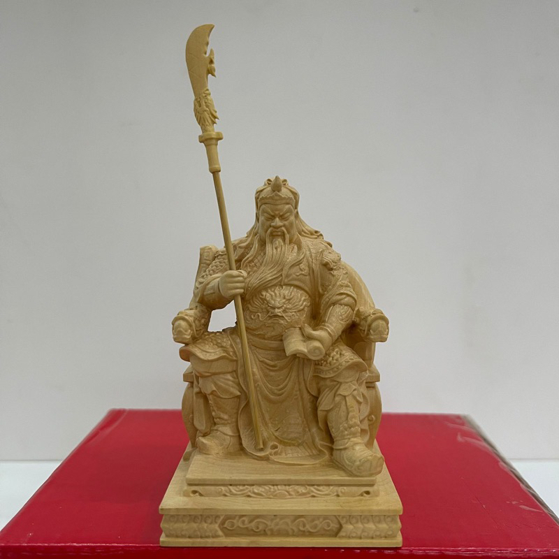 Jual patung dewa kwan kong / Kuan kong / kwan te kong duduk kursi naga ...