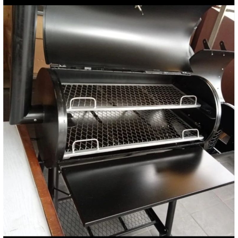 Jual BBQ Grill Offset Smoker Horizontal Zx | Shopee Indonesia