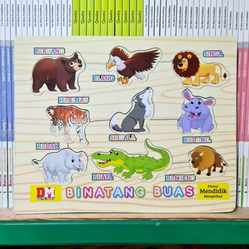 Jual Mainan Edukasi Anak Puzzle / Puzle / Pazel Kayu Angka Abjad Buah ...