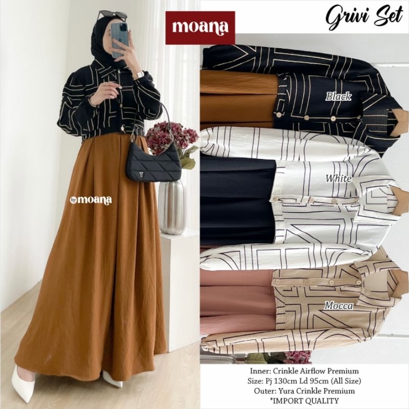 Jual Grivi set original product moana moca | Shopee Indonesia