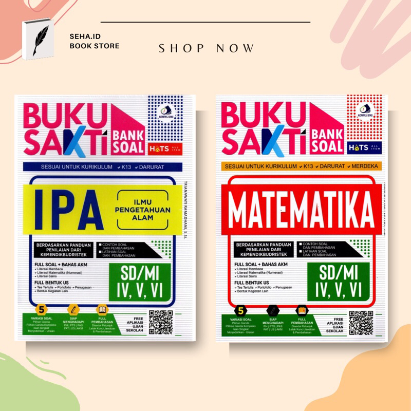 Jual Buku Buku Sakti Bank Soal SD/MI Kelas IV, V, VI (IPA & MATEMATIKA ... Jual Buku Buku Sakti Bank Soal SD/MI Kelas IV, V, VI (IPA & MATEMATIKA ...