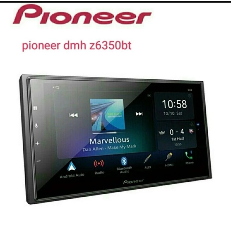 Jual Tv head unit pioneer DMH Z-6350BT doubledin 2din HI-RES | Shopee ...