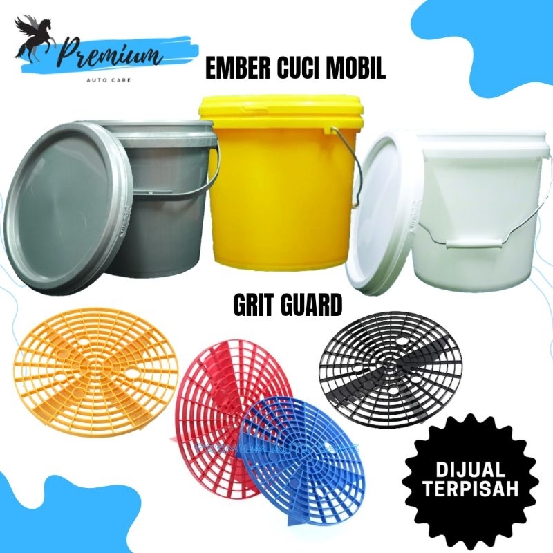 Jual Ember Cuci Mobil & Grit Guard (Di Jual Terpisah) | Shopee Indonesia