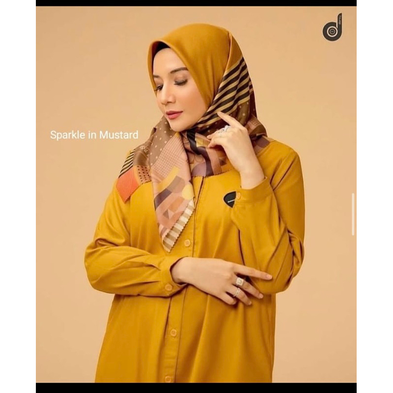 Jual deenay x zaskia sparkle mustard | Shopee Indonesia