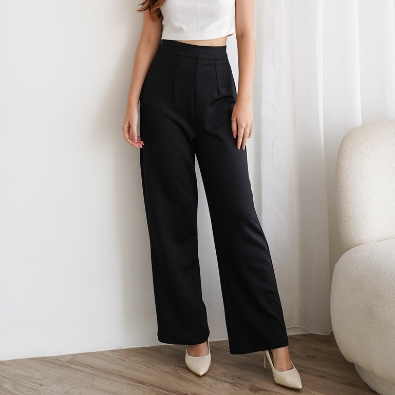 Jual Severli MIA High Waist Pants | Kulot Slim High Waist | Kulot Kerja ...