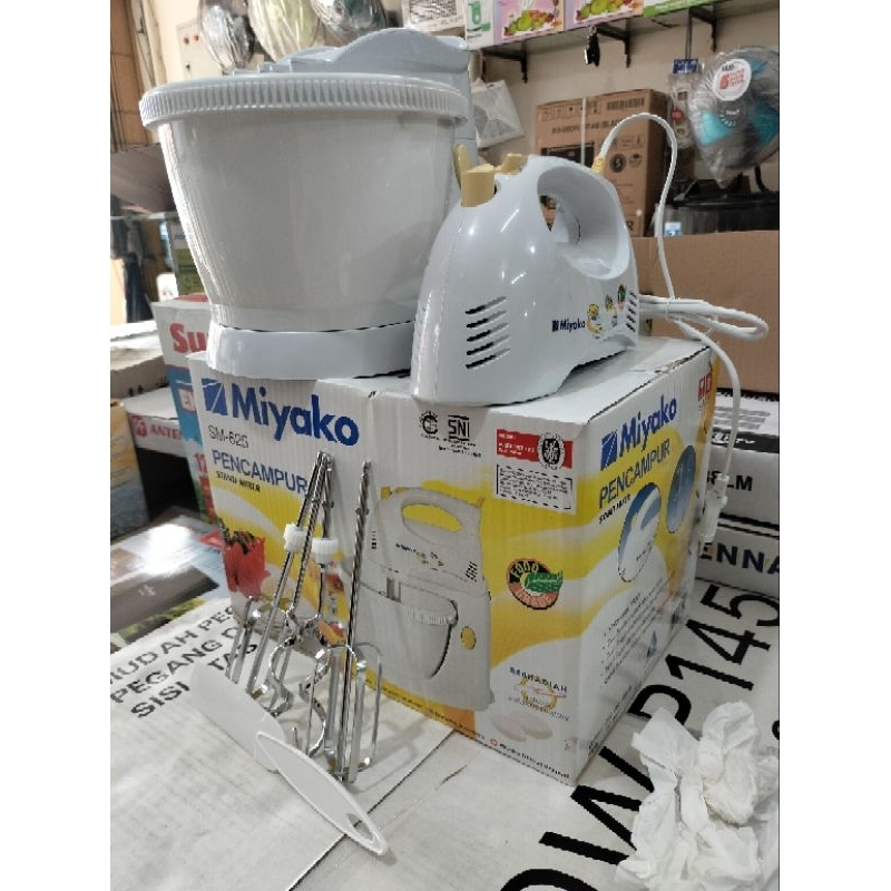 Jual MIYAKO Stand Mixer SM-625 Putih | Shopee Indonesia