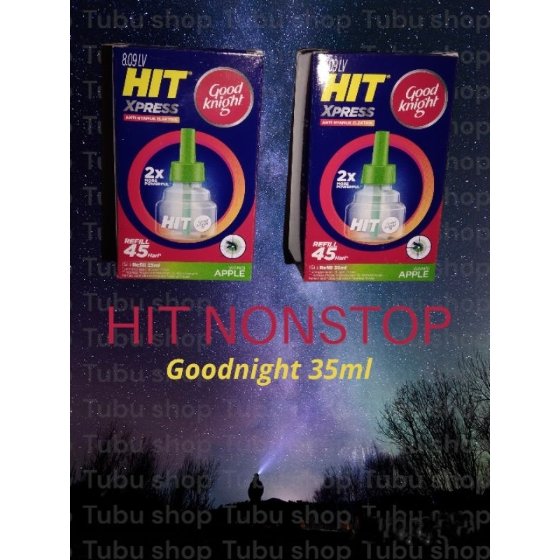 Jual HIT NONSTOP EXPERT REFFIL 35 ML 45 HARI VARIAN APPLE | Shopee ...
