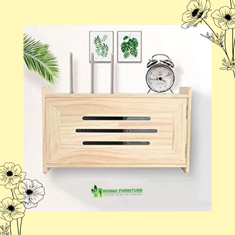 Jual Kotak Penyimpanan Router WiFi / Rak WiFi dinding gantung / WiFi ...