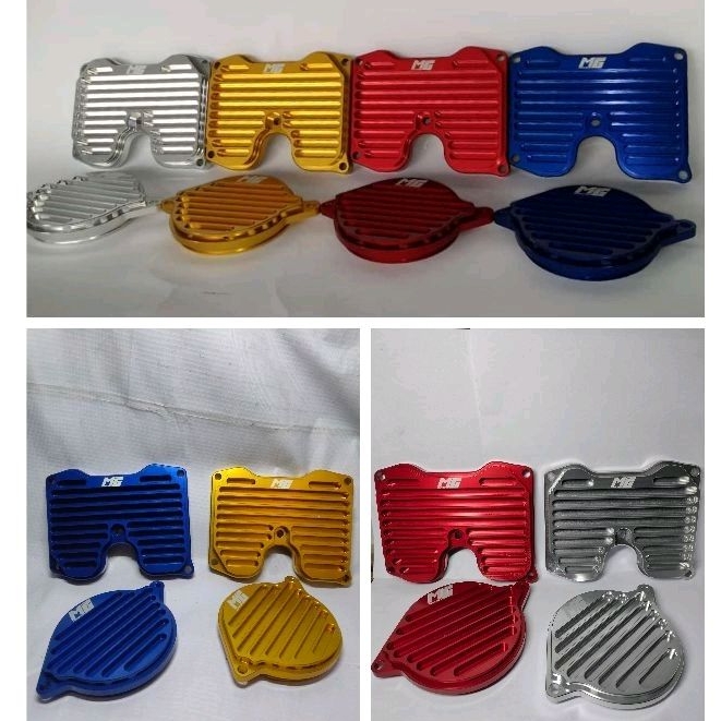 Jual Cover Head CNC Cover Tutup Timing Yamaha MX King MX old Vixion R15 ...