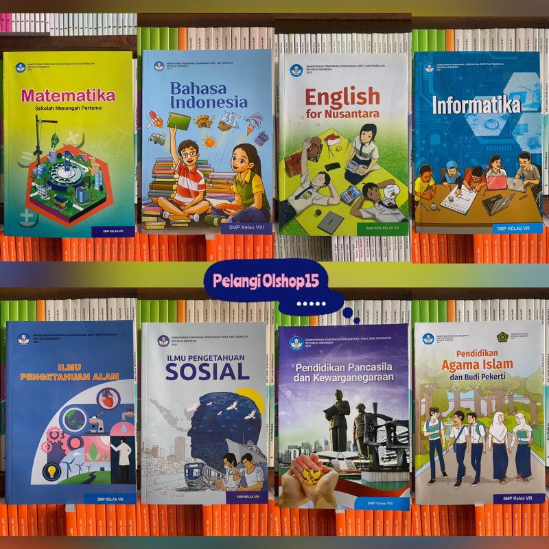 Jual BUKU PAKET SMP/MTS KELAS 8 (VIII) KURIKULUM MERDEKA KEMENTERIAN 1 SET | Shopee Indonesia