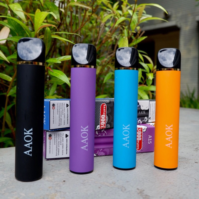 Jual AAOK Disposable Pods 3000 puffs Original (SEKALI PAKAI) | Shopee ...