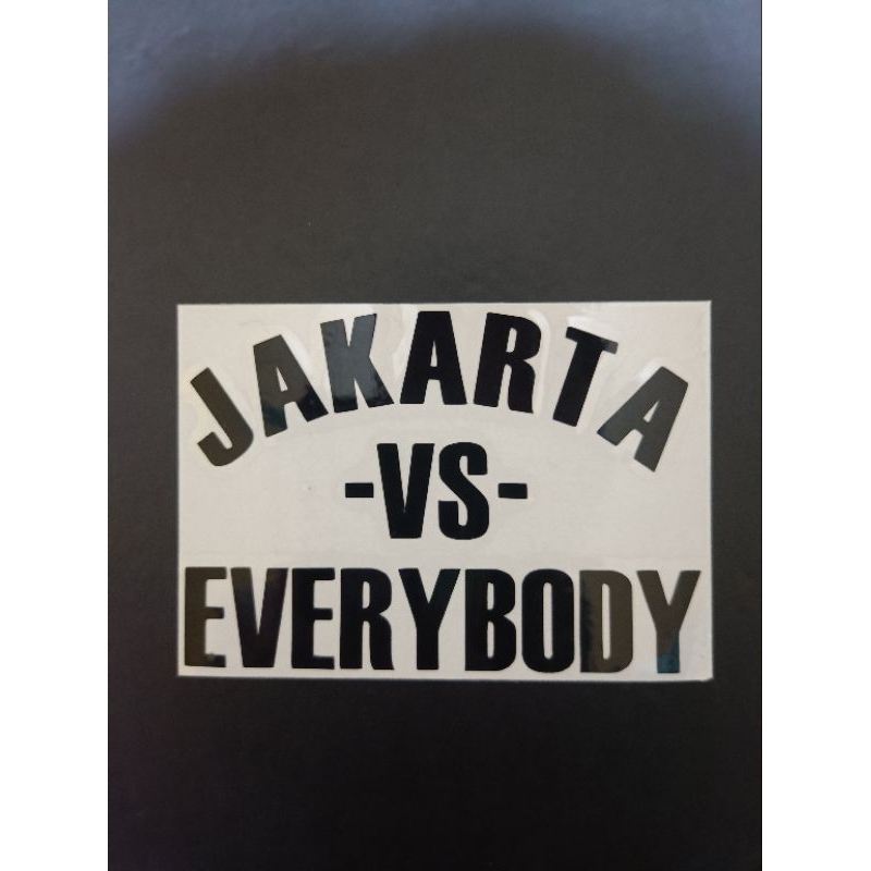 Jual STIKER JAKARTA VS EVERYBODY CUTTING STICKER | Shopee Indonesia