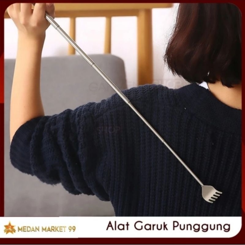 Jual ALAT GARUK PUNGGUNG STAINLESS STEELE EXTENDABLE TELESCOPIC | GARUK ...