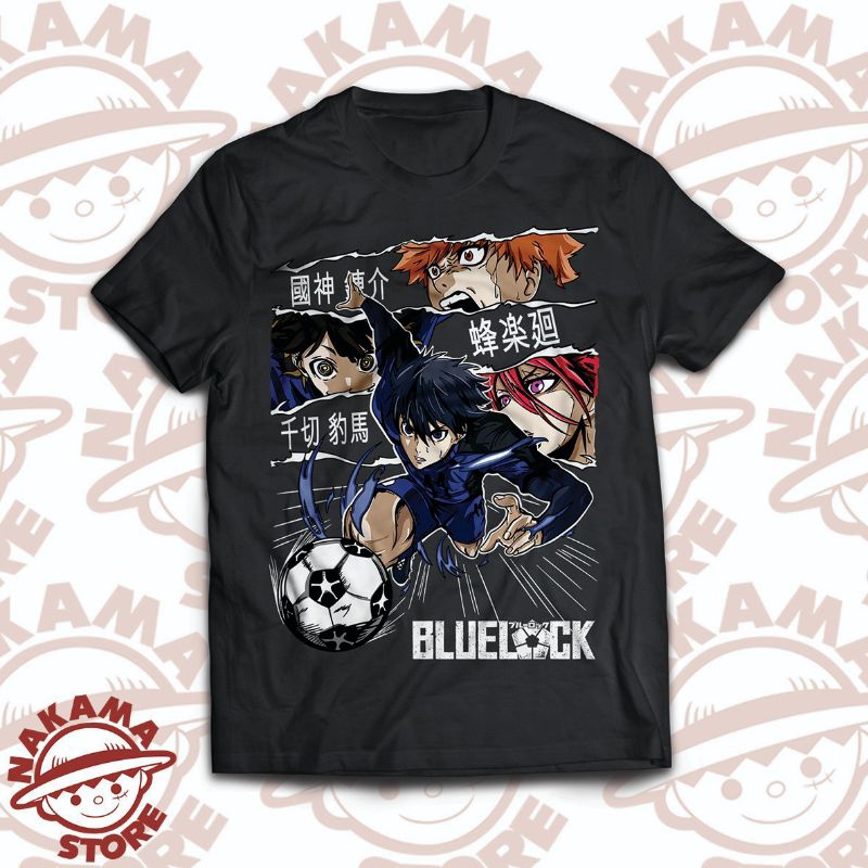 Jual Kaos Anime BlueLock Blue Lock | Shopee Indonesia