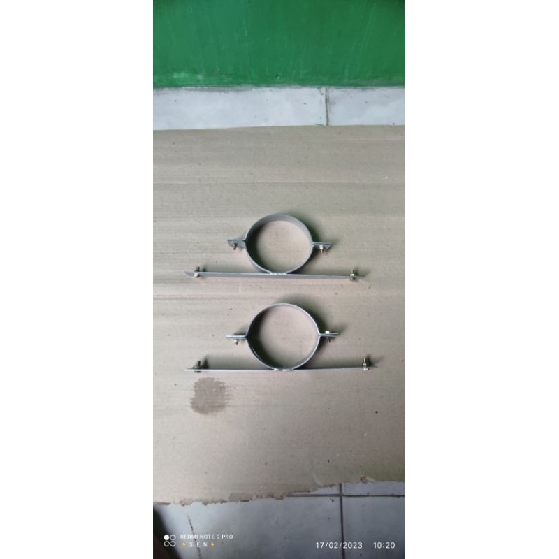 Jual bracket klem bracket tiang 3 inch 3" bahan 2mm | Shopee Indonesia