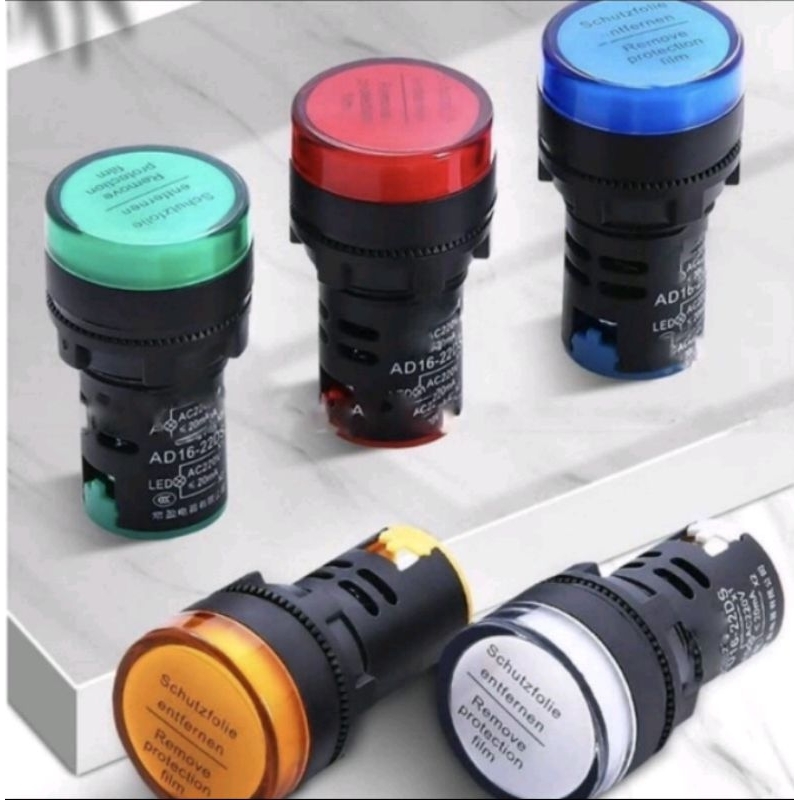 Jual Pilot Lamp LED 22mm 220V Signal Lamp | Shopee Indonesia