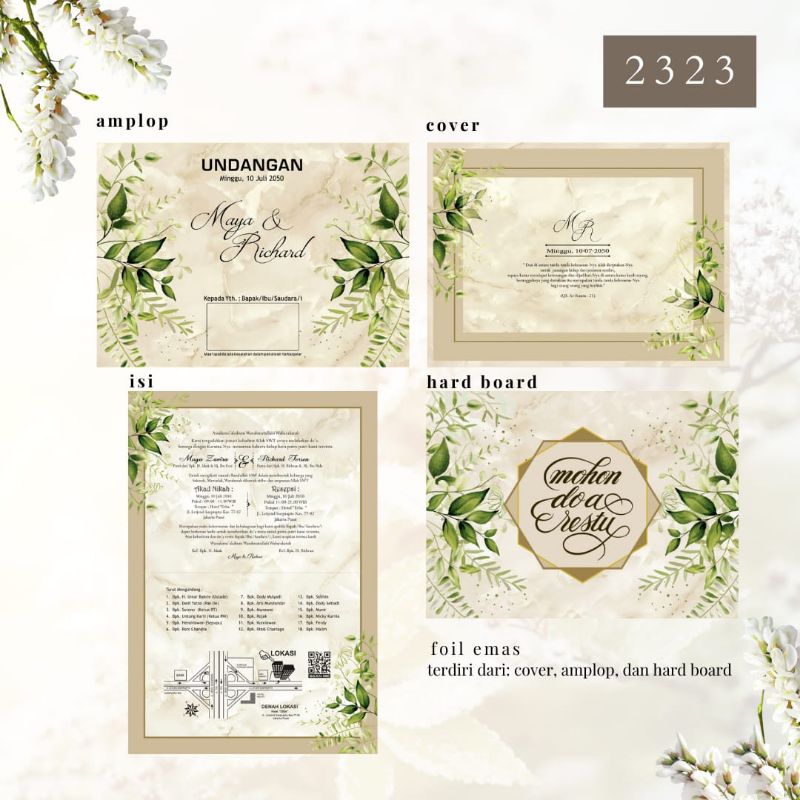 Jual Blangko Undangan - Undangan Pernikahan - Undangan Murah - Blangko ...