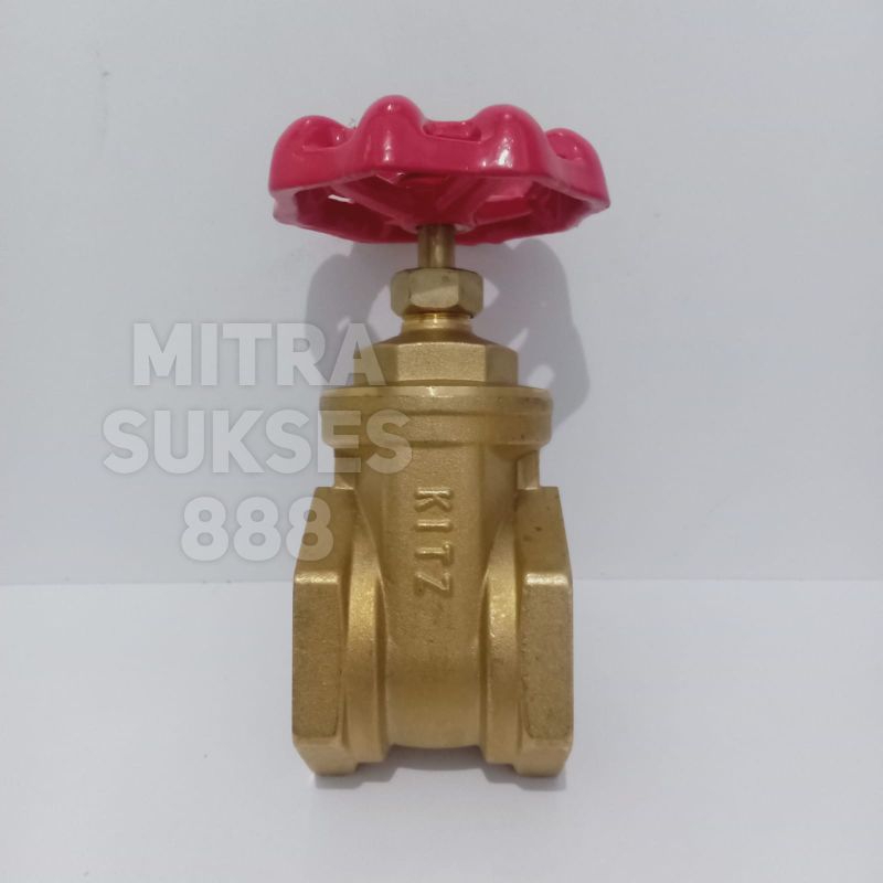 Jual GATE VALVE KUNINGAN 1 INCH STOP KRAN KUNINGAN 1" HARGA PROMO - 1 | Shopee Indonesia