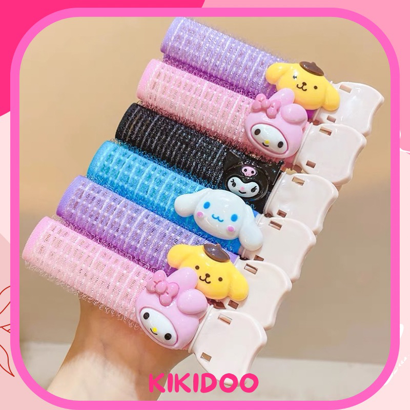 Jual Kikidoo Jepit Roll Rambut Korea Vecro Hair Gulung Poni Roller Klip ...